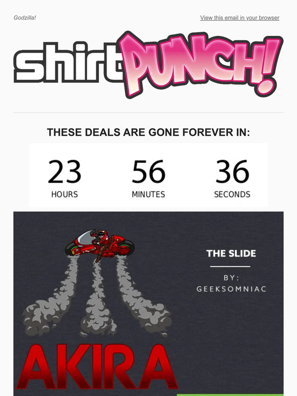 ShirtPunch: The classic Akira slide | Milled