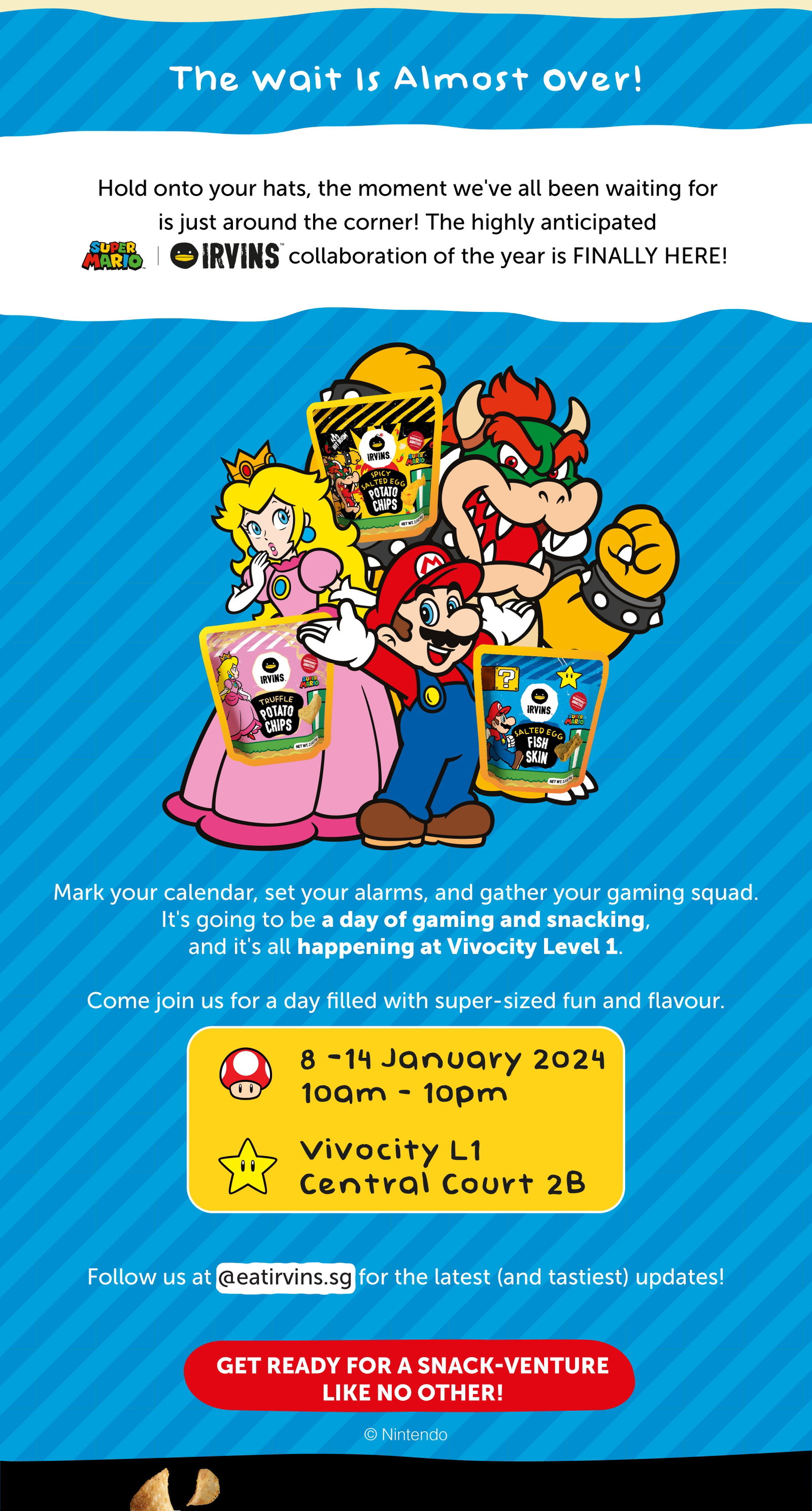 Irvins: Power Up Your Snack Game with Super Mario | IRVINS! | Milled