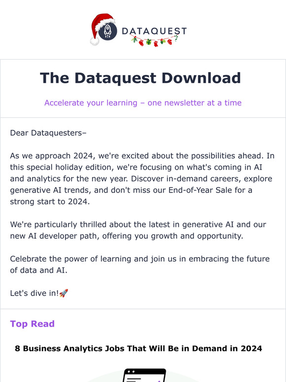 Dataquest: 8 Business Analytics Jobs That Will Be in Demand in 2024 | Milled