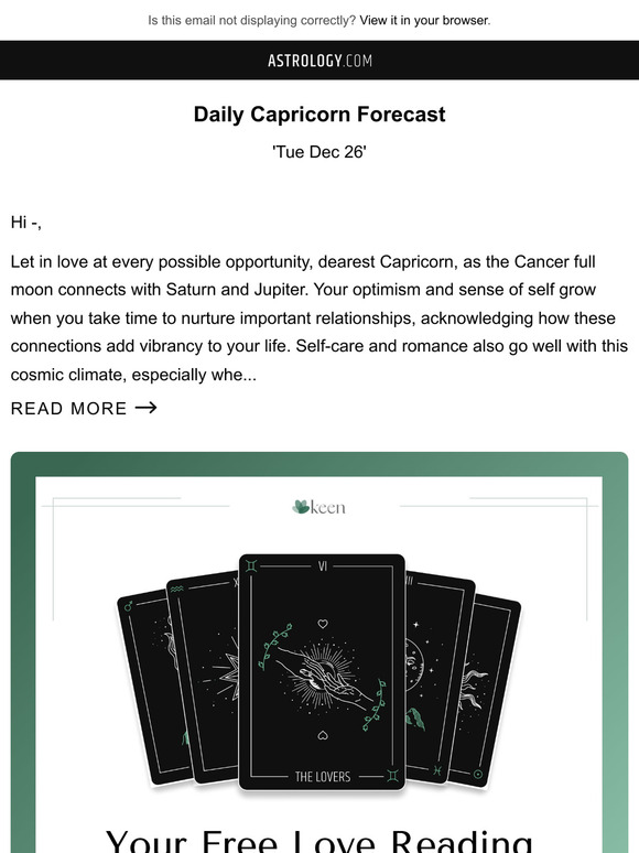 Astrology.com - International: Your Daily Complete Forecast - Tue Dec ...