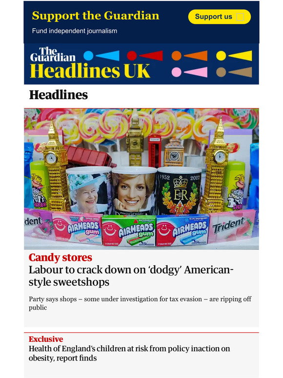 The Guardian: The Guardian Headlines: Labour to crack down on ‘dodgy ...