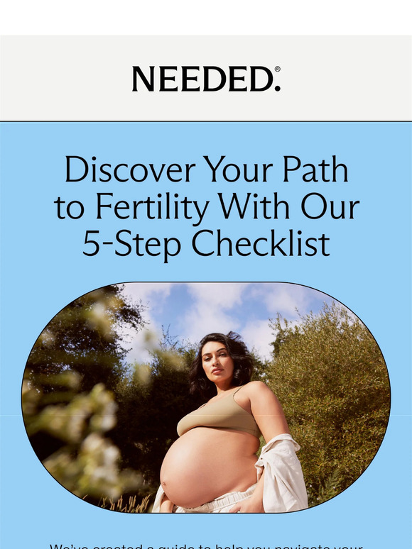 Needed: Your 5-Step Fertility Checklist | Milled