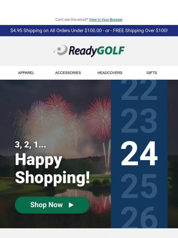 ReadyGolf: Start 2024 with Fresh Apparel 🏌️ | Milled