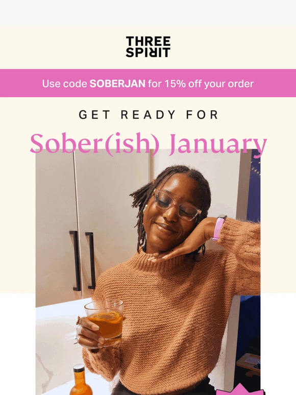 Three Spirit Drinks: Here's 15% off...get ready for Sober(ish) Jan ...
