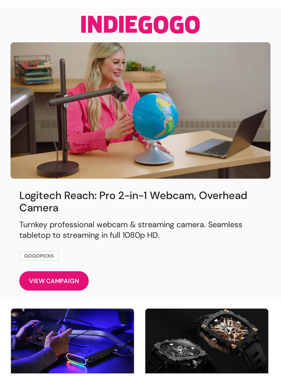 Indiegogo: BEST OF 2023: Live Campaigns | Milled