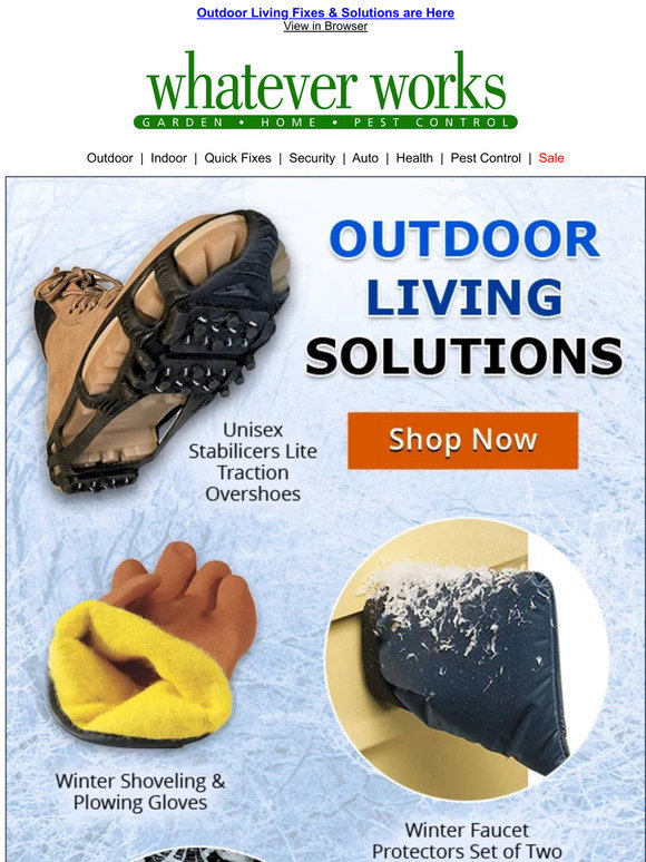 Whatever Works: Let's Talk Smart Outdoor Ideas & Innovations ~ Shop Now ...
