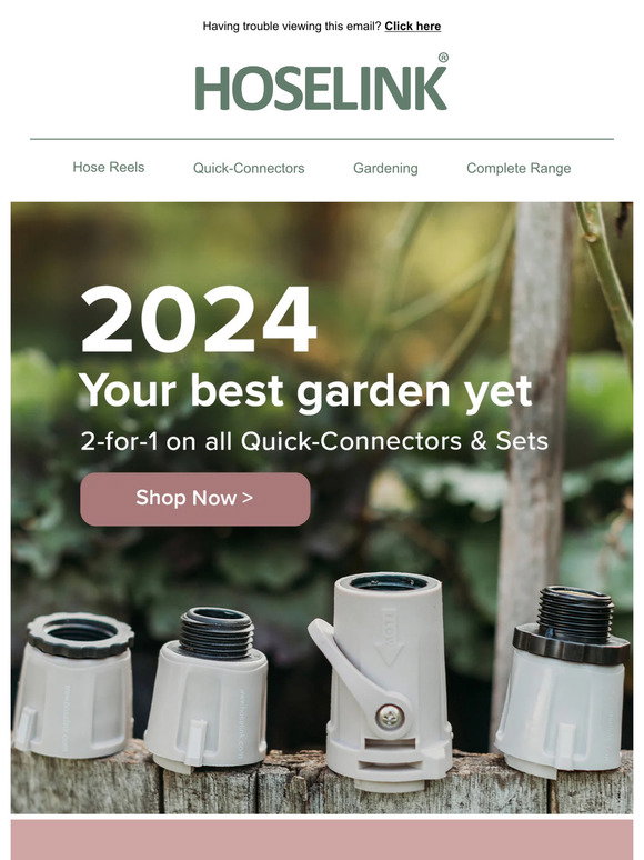 Hoselink: 2024: Your best garden yet 🌳 | Milled