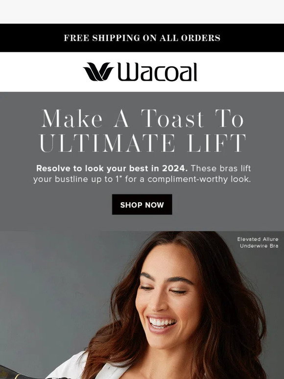 Wacoal: Make A Toast To Ultimate Lift | Milled