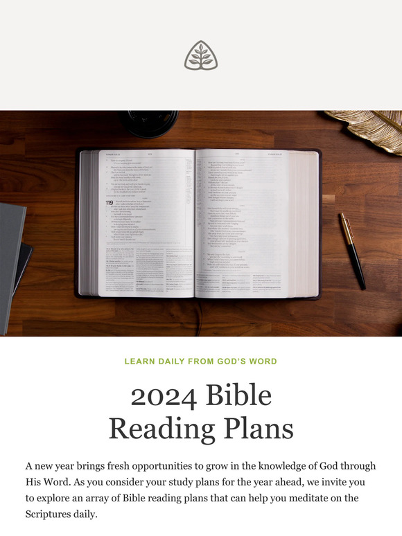Ligonier Ministries: Bible Reading Plans to Explore in 2024 | Milled