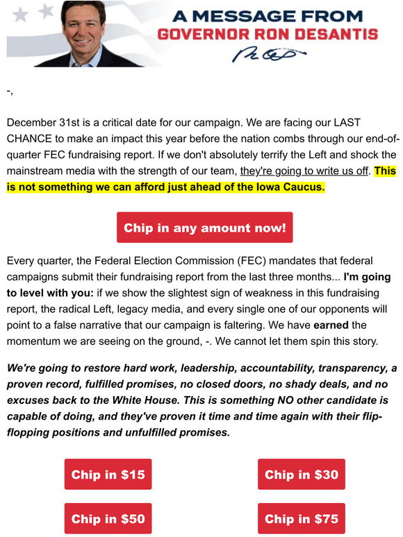 Ron DeSantis: —, this is critical. | Milled