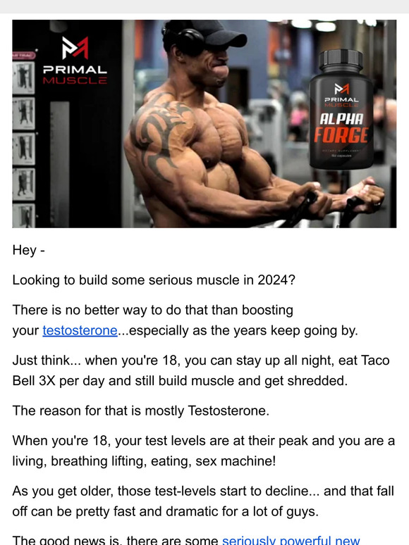 Primal Muscle: 💪 3.5X MORE Testosterone in 2024! | Milled