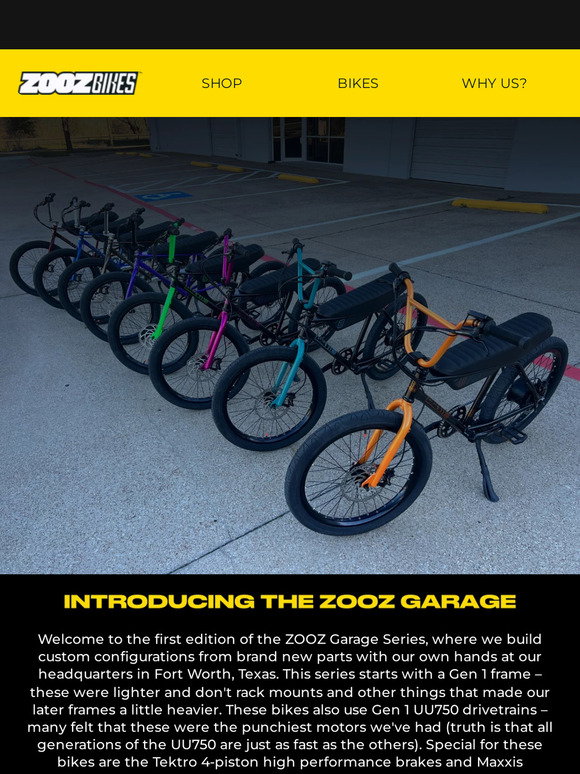 Zooz Bikes: Introducing The Zooz Garage⚡ | Milled
