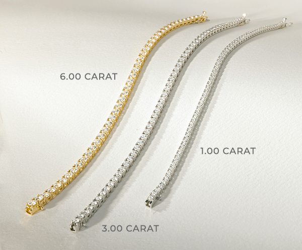 Diamond Nexus: Lab Diamond Tennis Bracelets Starting at $789 | Milled