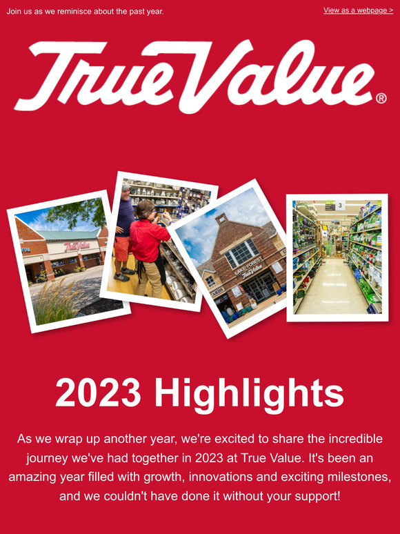 True Value: 🛠️ Hardware Highlights: A Look Back at 2023 for Our Valued Customers | Milled