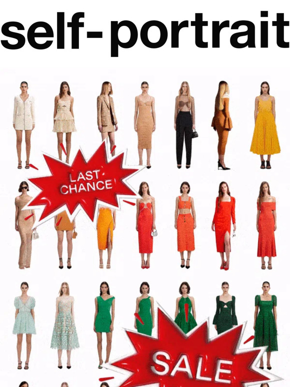 Self-Portrait: SALE: Ends Monday | Milled