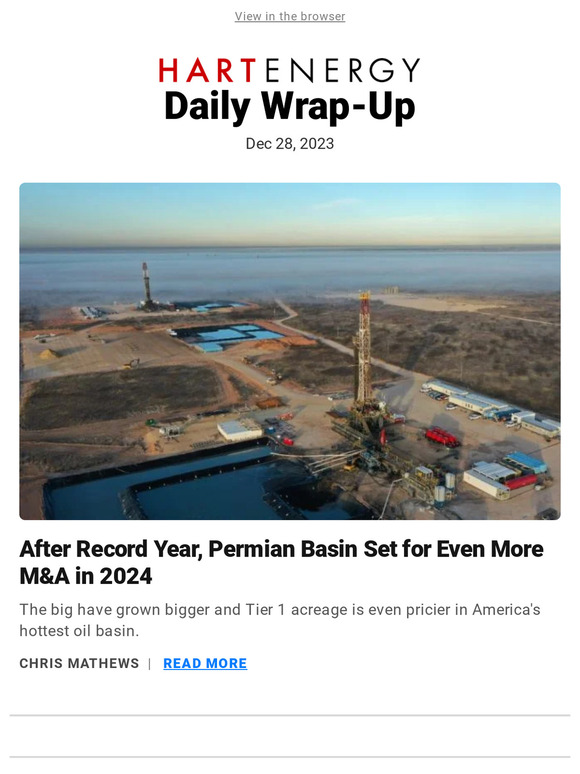 Hart Energy: Daily Wrap-Up: After Record Year, Permian Set for More M ...