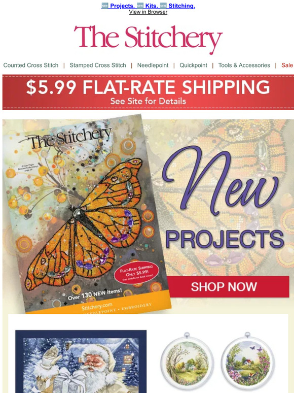 The Stitchery: Look Inside Our New Catalog ~ Let's Get Stitching! | Milled