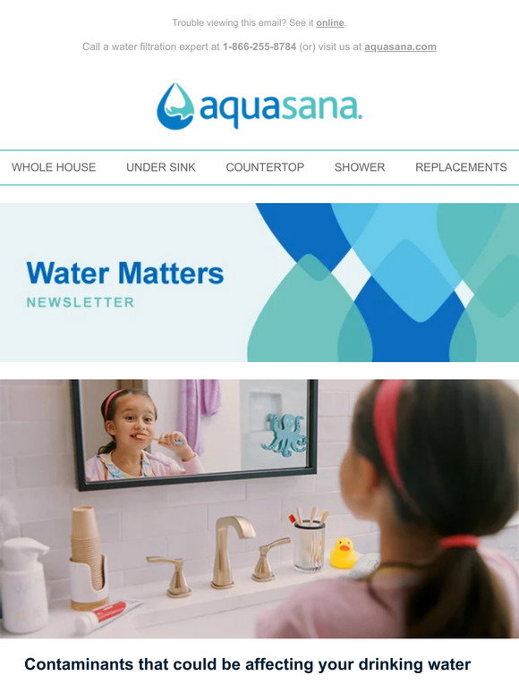 Aquasana: Water Matters: Contamination of your drinking water | Milled