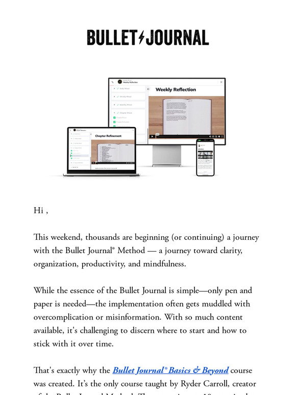 Bullet Journal: Start Your New Year with the official Bullet Journal ...