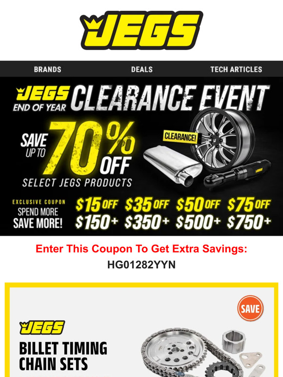 JEGS: Here's To More Horsepower Going Into 2024! 💥 Use Coupon Enclosed ...