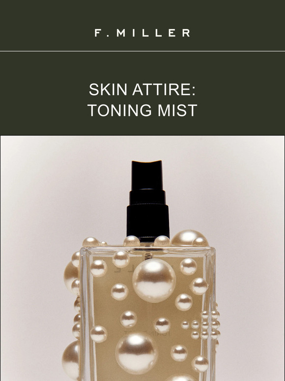 F. Miller: Skin Attire: Toning Mist | Milled