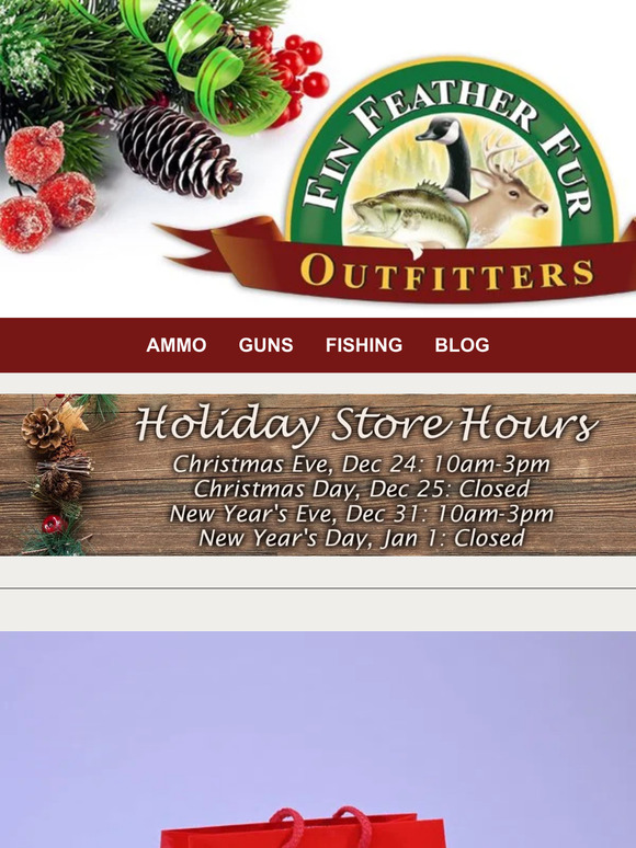 Fin Feather Fur Outfitters: Year End Sale! | Milled