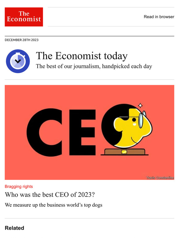 The Economist: Who was the best CEO of 2023? | Milled
