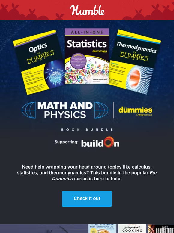Humble Bundle: Math & Physics For Dummies: Get 16 books that’ll break ...