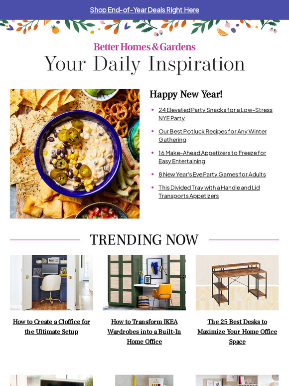 Better Homes and Gardens: 24 Elevated Party Snacks for a Low-Stress NYE ...