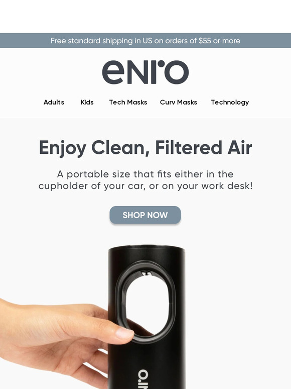 ENRO: Our Air Purifier Has You Covered From the Car to the Office | Milled