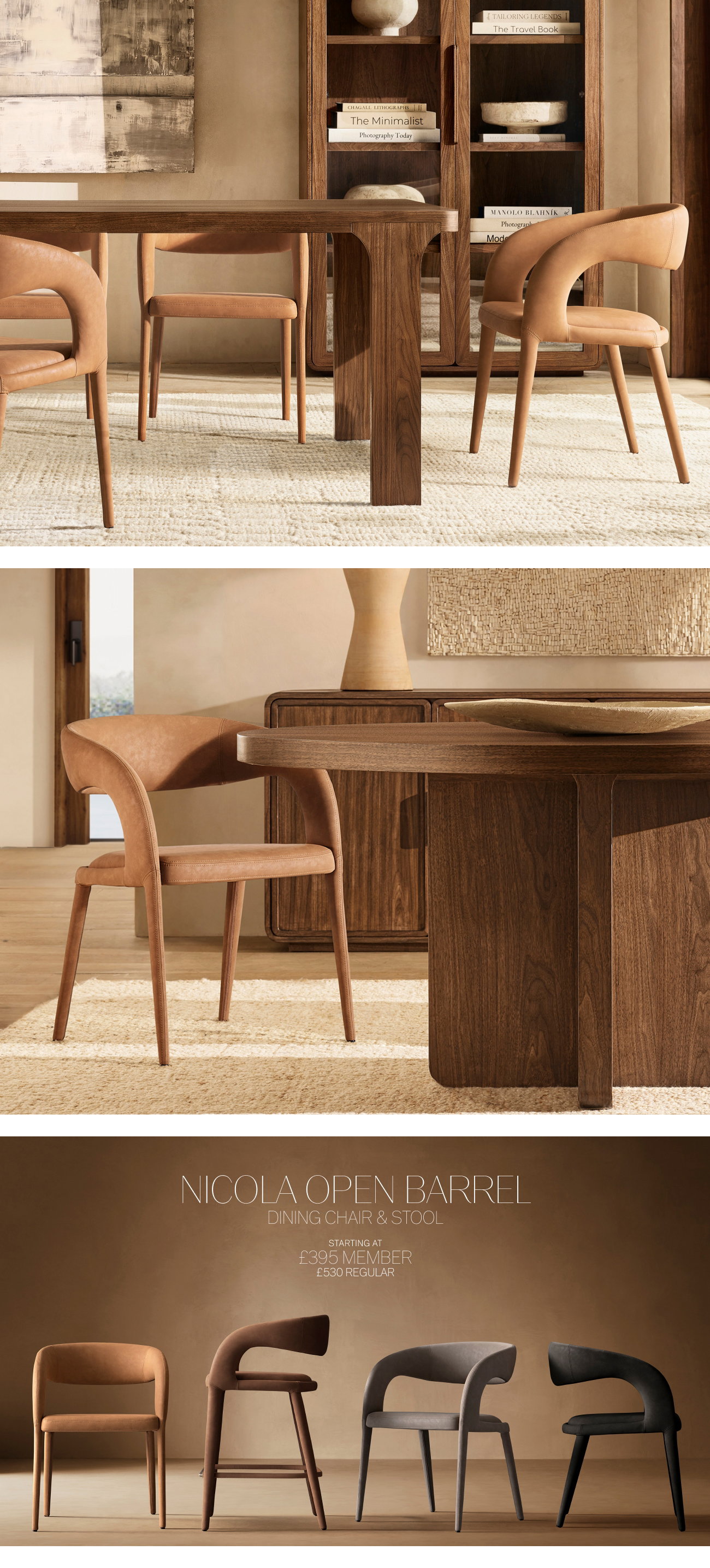 RH: Explore the New Nicola Dining Chair Collection | Milled