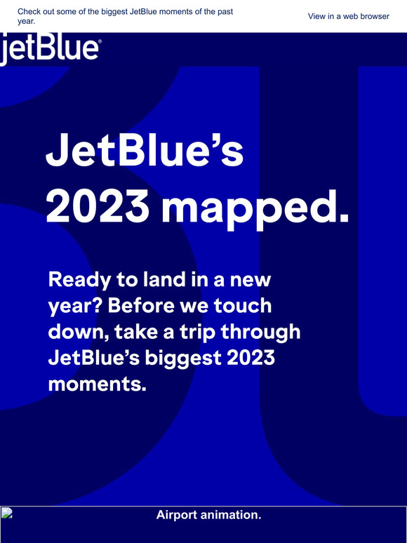 JetBlue: JetBlue's 2023 mapped. | Milled