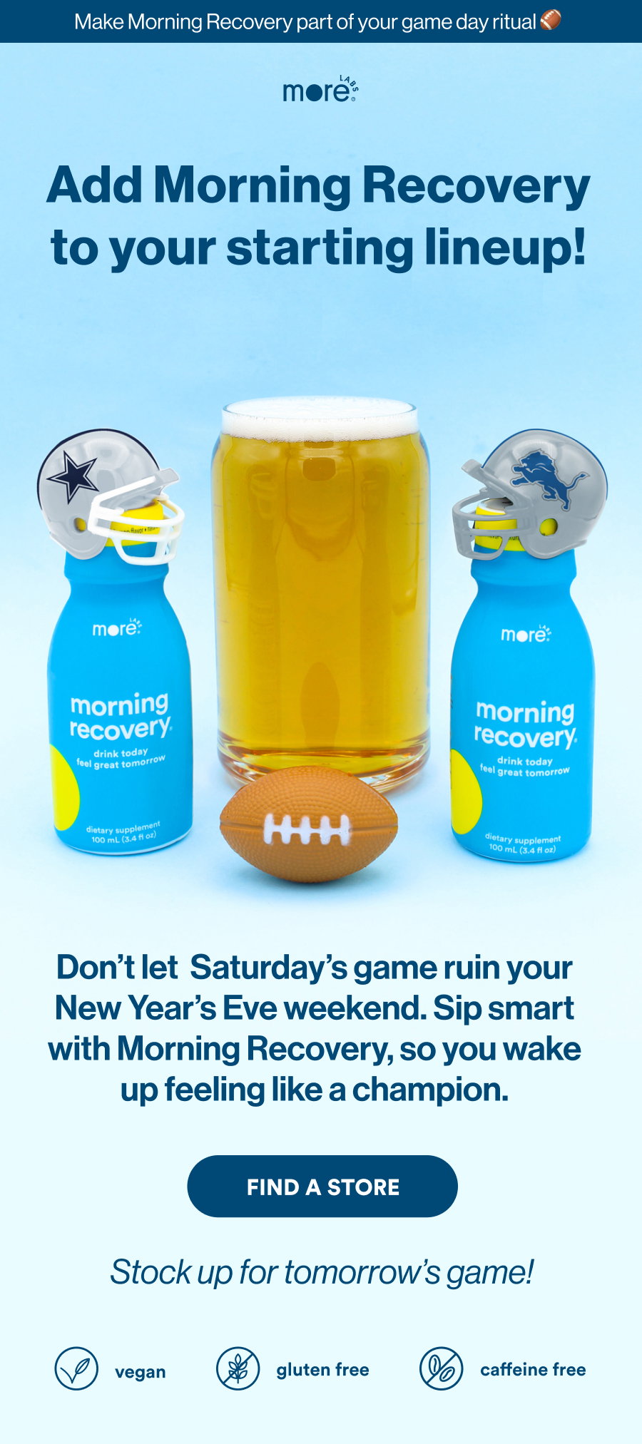 Morning Recovery: 🏈 get your game day MVP🍻 | Milled