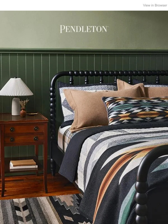 Pendleton: Create a cozy winter bed | Milled