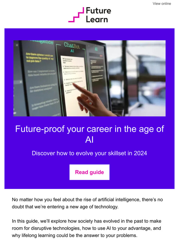 FutureLearn: Get AI-ready for 2024 | Milled
