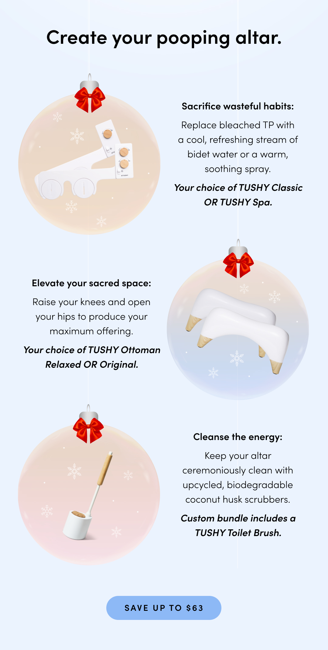 TUSHY: How to make a pooping altar | Milled