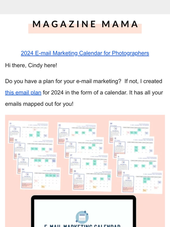 Magazine Mama: Your 2024 Email Marketing Strategy Planned For You! | Milled