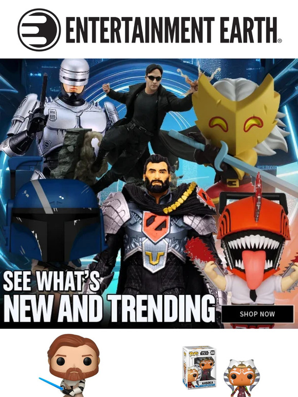 EntertainmentEarth.com: Take a Peek at What's New and Trending! 😋 | Milled