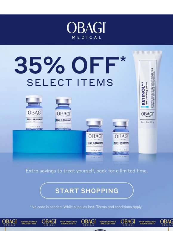 Obagi: 35% OFF Obagi Clinical® Favorites | Milled