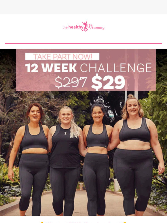 The Healthy Mummy: 💪12 Week Challenge Starts Monday! | Milled