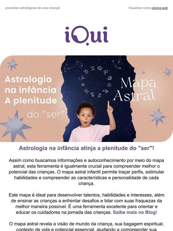 iQuilibrio: Mapa Astral Infantil: Desenvolvimento e Orientação 👩‍🍼 | Milled