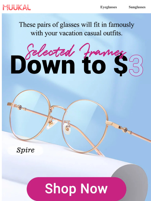 Muukal: Hello 2024, Selected Frames only $3!💕 | Milled