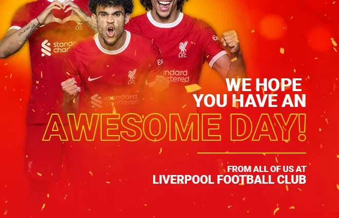 Liverpool FC: 🎂—, Happy Birthday from LFC 🎁 | Milled