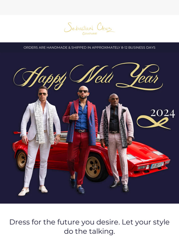 Sebastian Cruz Couture: Leave 2023 behind in style 🍾 Own your 2024 with ...