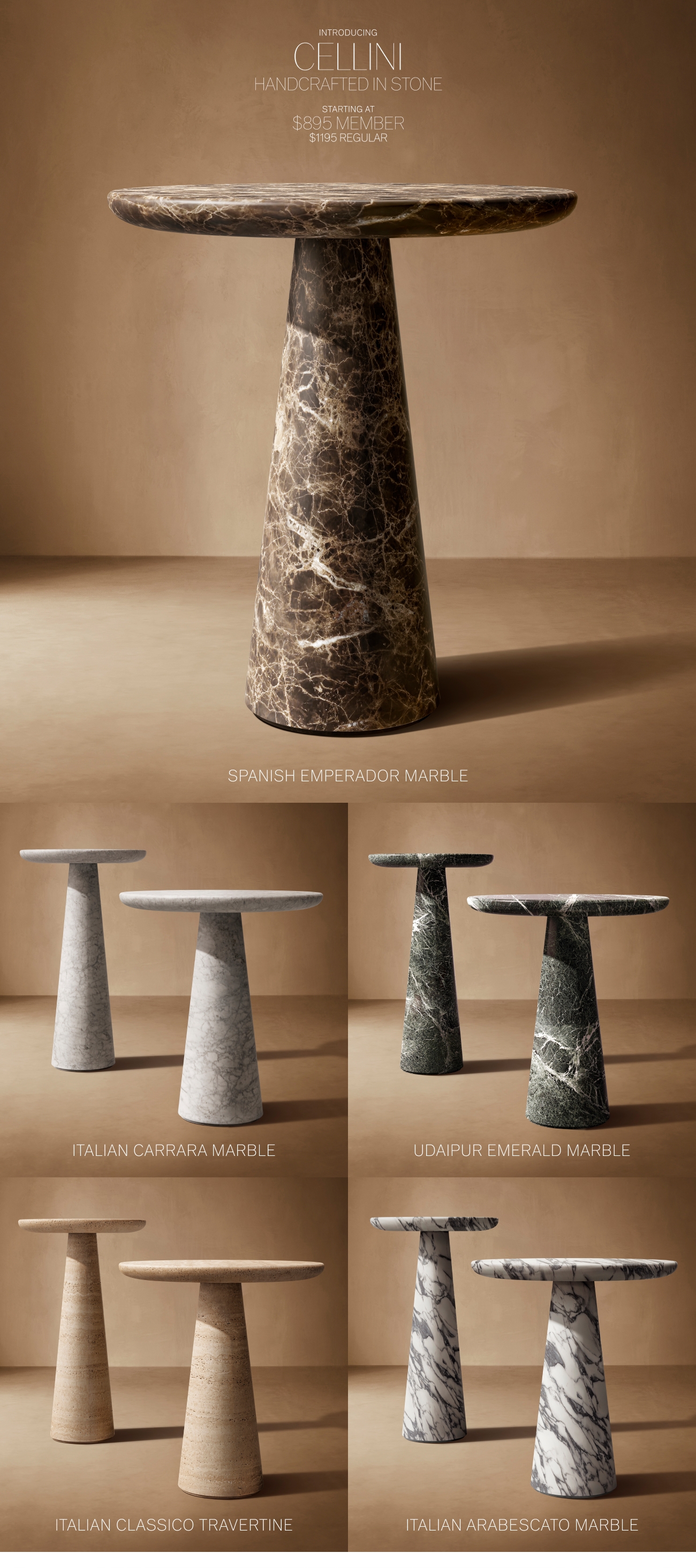 Restoration Hardware: The Gael Collection American Walnut. Designed by Julie Lawrence. | Milled