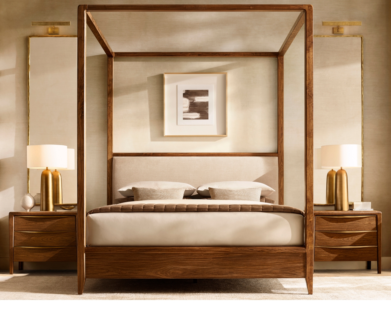 Restoration Hardware: The Gael Collection American Walnut. Designed by Julie Lawrence. | Milled