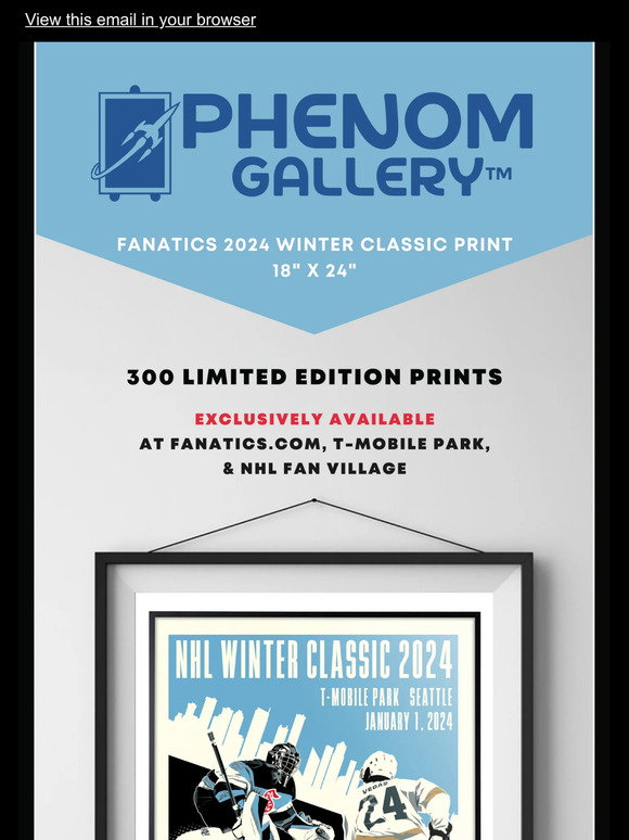 Phenom Gallery: Limited Edition Fanatics 2024 Winter Classic ️ | Milled