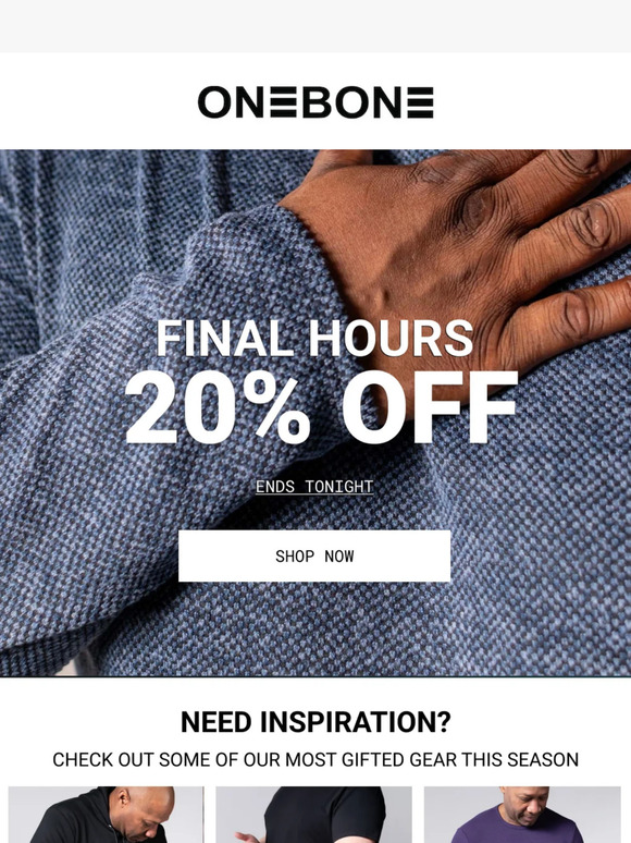 OneBone: [20% off enclosed] Final Hours... | Milled