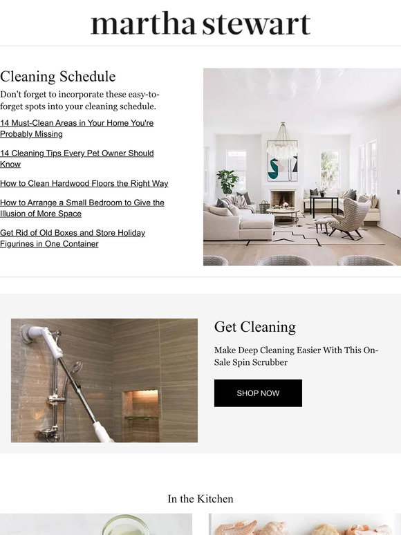 Martha Stewart: 14 Must-Clean Areas in Your Home You're Probably ...