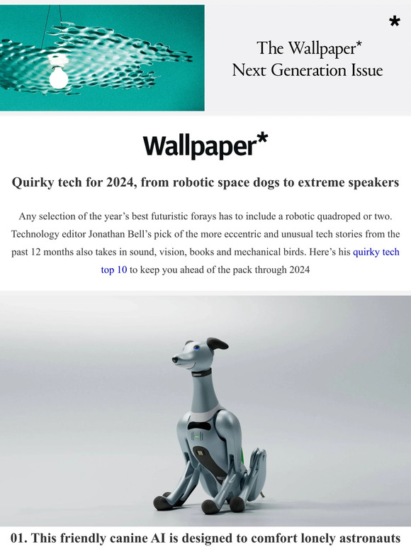 Wallpaper*: Quirky tech for 2024 | Milled